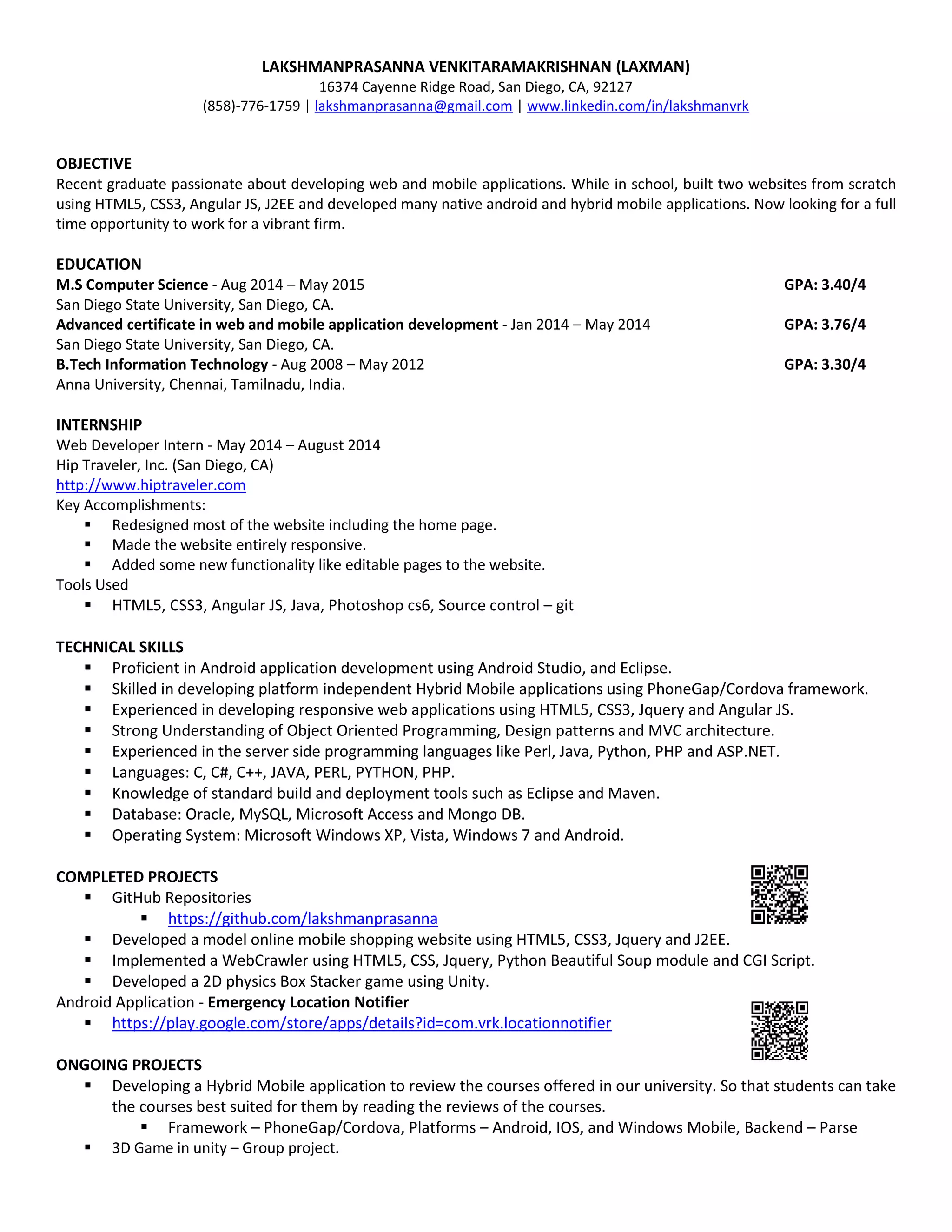 MyResume | PDF | Web Development | Internet