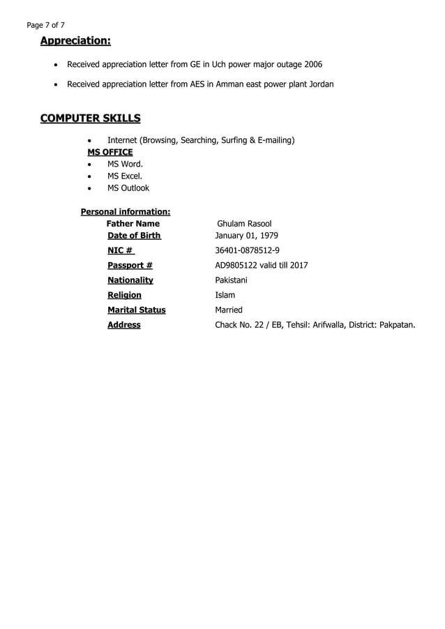 CV Abid Rasool (HSE Engineer). | PDF | Civil Engineering Industry | Industries
