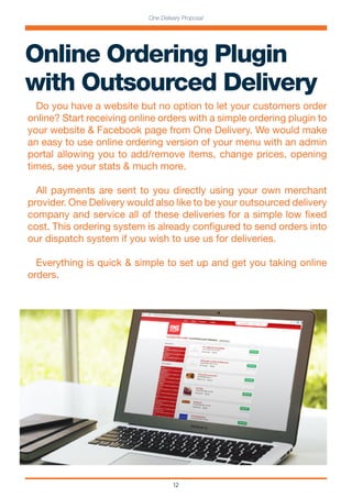 One Delivery Proposal | PDF