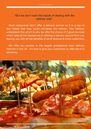 One Delivery Proposal | PDF
