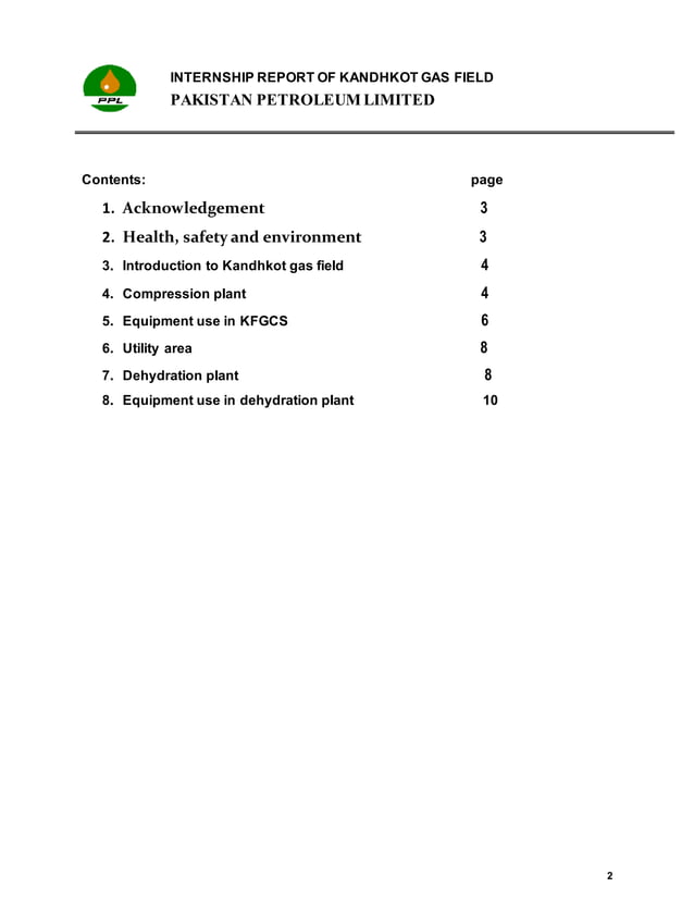 internship report by usama | DOCX