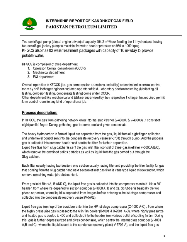 internship report by usama | DOCX