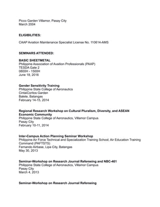 Curriculum Vitae | PDF