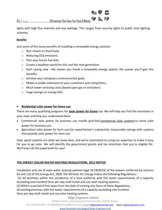 SELGO COMPANY PROFILE 2015 | DOC