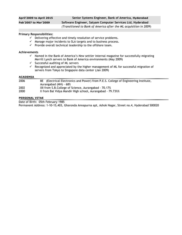 Mukta_D - Resume (1) | PDF