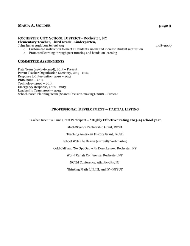 2-11-14 final resume | DOC | Professional School | Postgraduate Education