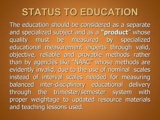 education reforms ppt | PPTX