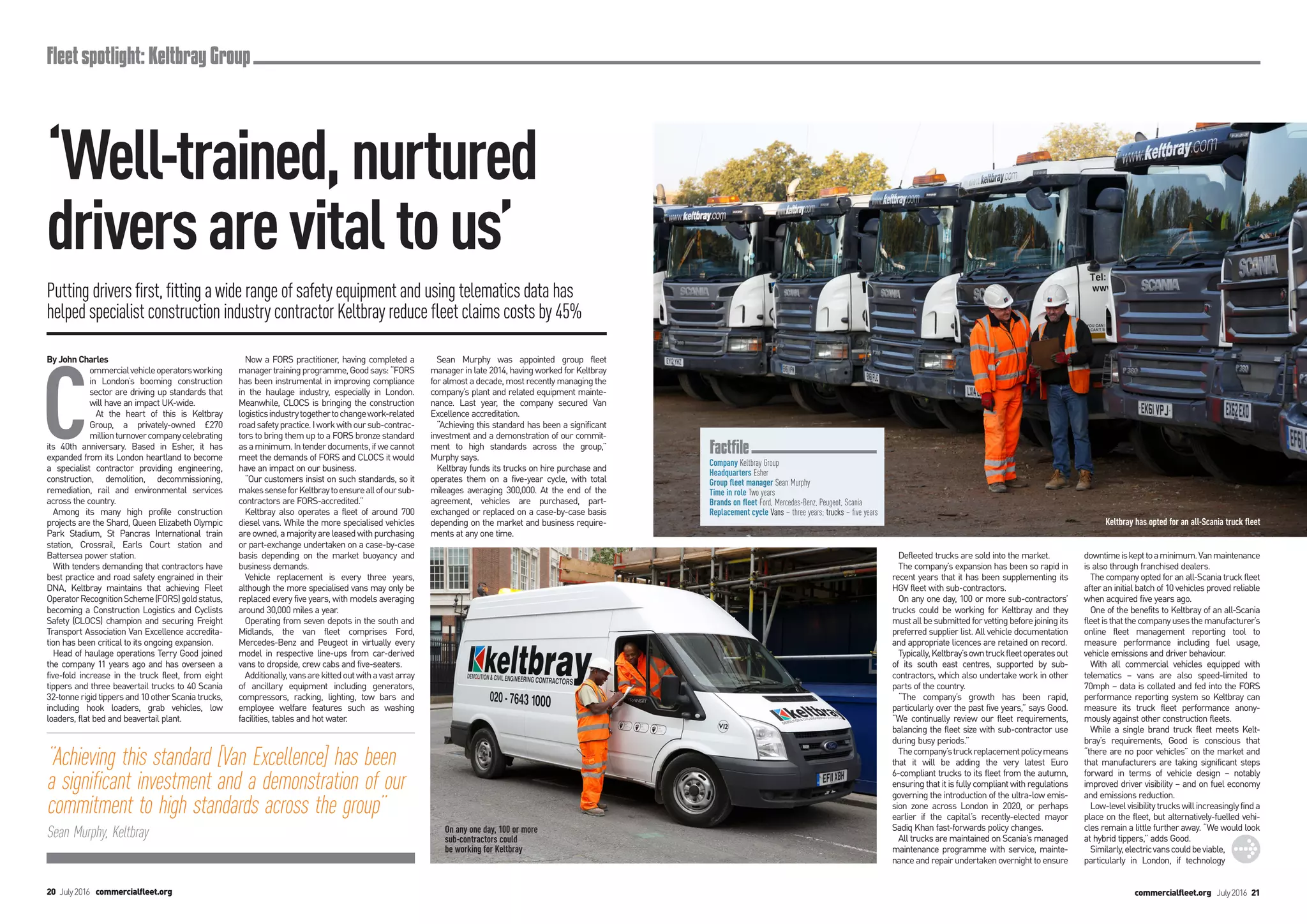 Fleet spotlight - Keltbray | PDF