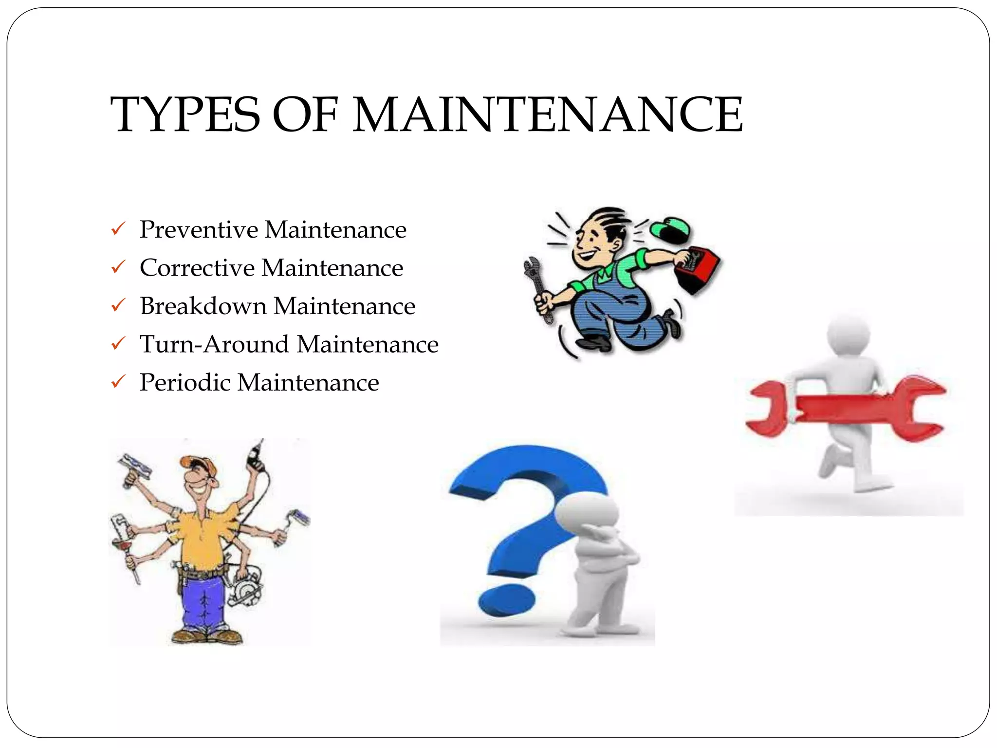 EQUIPMENT AND MACHINERY MAINTENANCE | PPTX