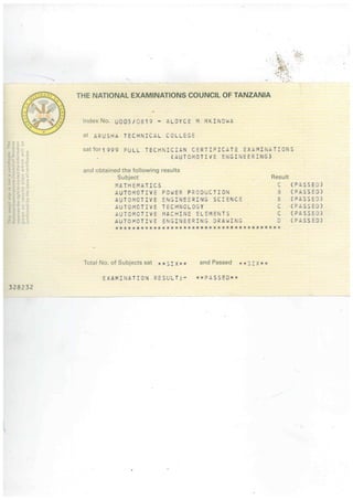 Result slip- FTC | PDF