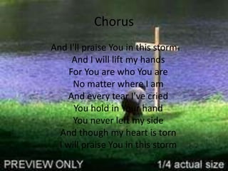 praise in storm | PPT