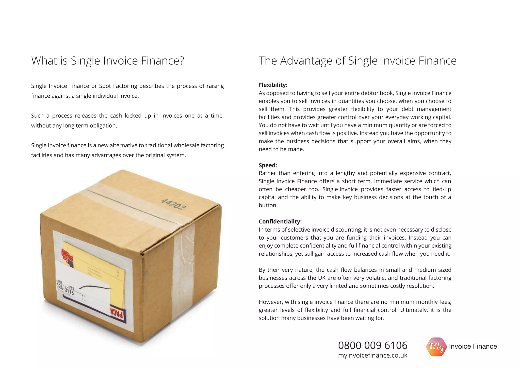 My Invoice Finance Brochure Small.compressed | PDF | Debt Factoring ...