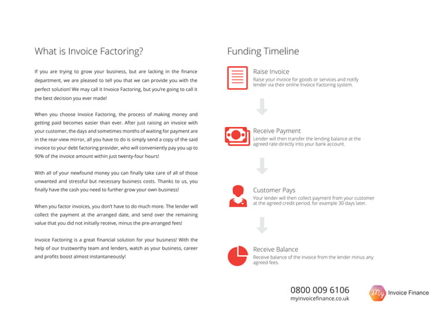 My Invoice Finance Brochure Small.compressed | PDF | Debt Factoring & Invoice Discounting ...