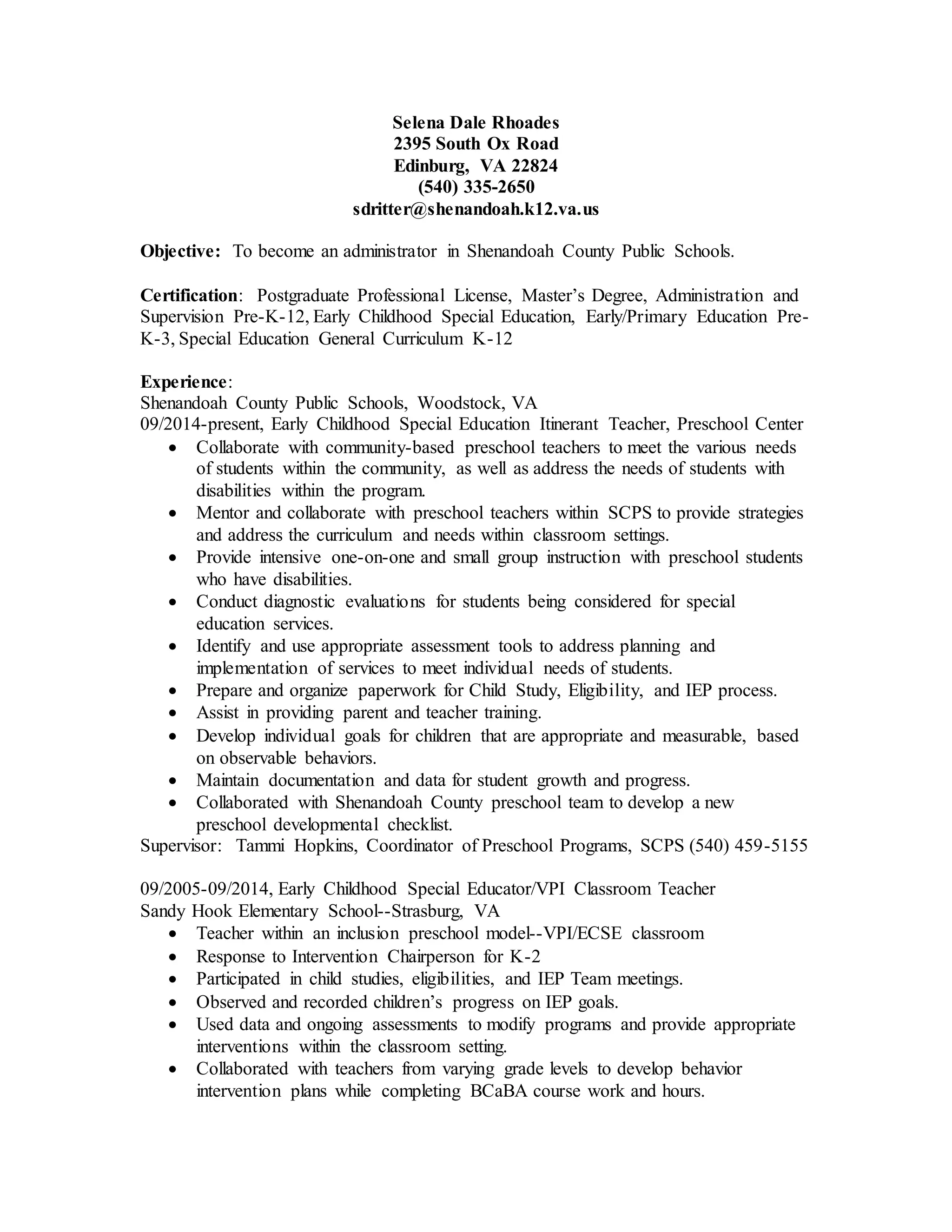 Selena Dale Rhoades | DOCX