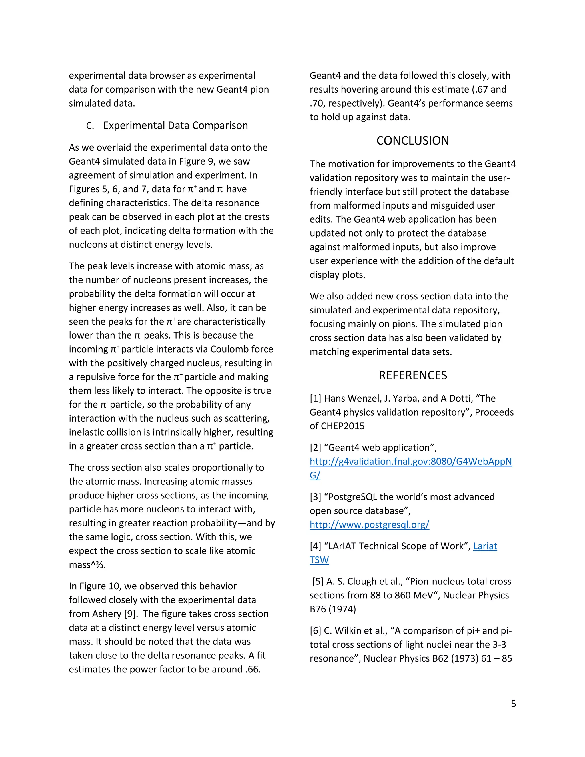 Geant4_Web_Application_Update_and_Pion_Cross_Section_Simulation | PDF