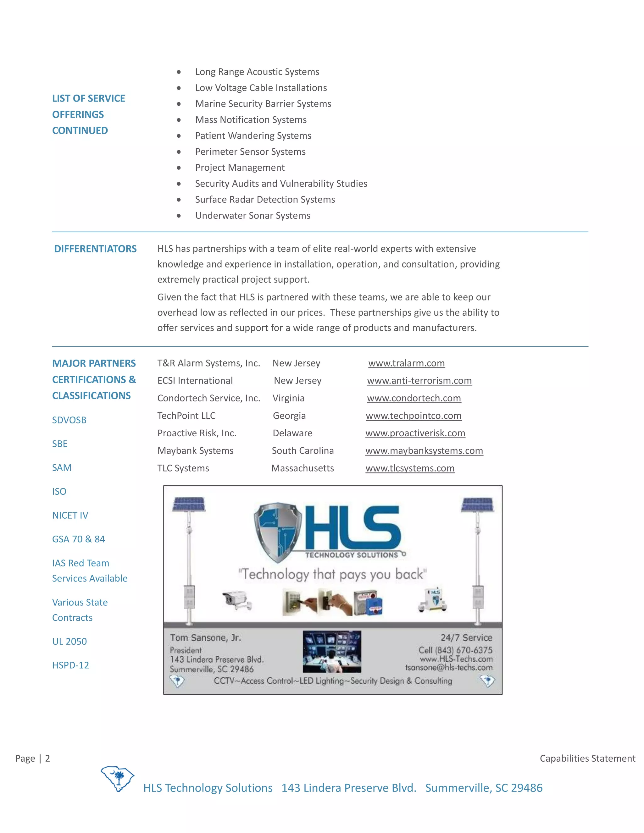 Capabilities Statement | PDF