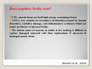 Cognitive frailty | PPT