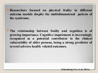 Cognitive frailty | PPT