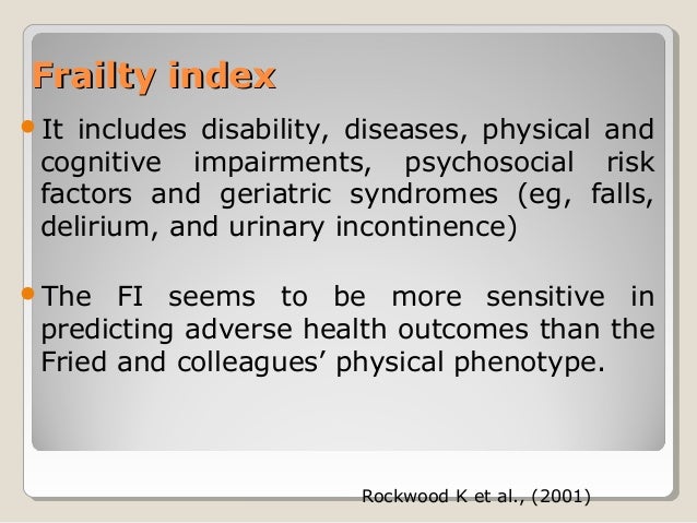 Cognitive frailty | PPT