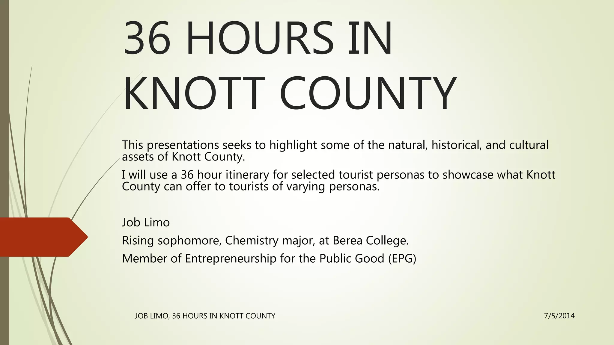 36 hours of adventure tourism in Knott County, KY, USA | PPTX | Camping ...