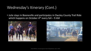 36 hours in Owsley and Letcher County | PPTX | Bars & Restaurants ...