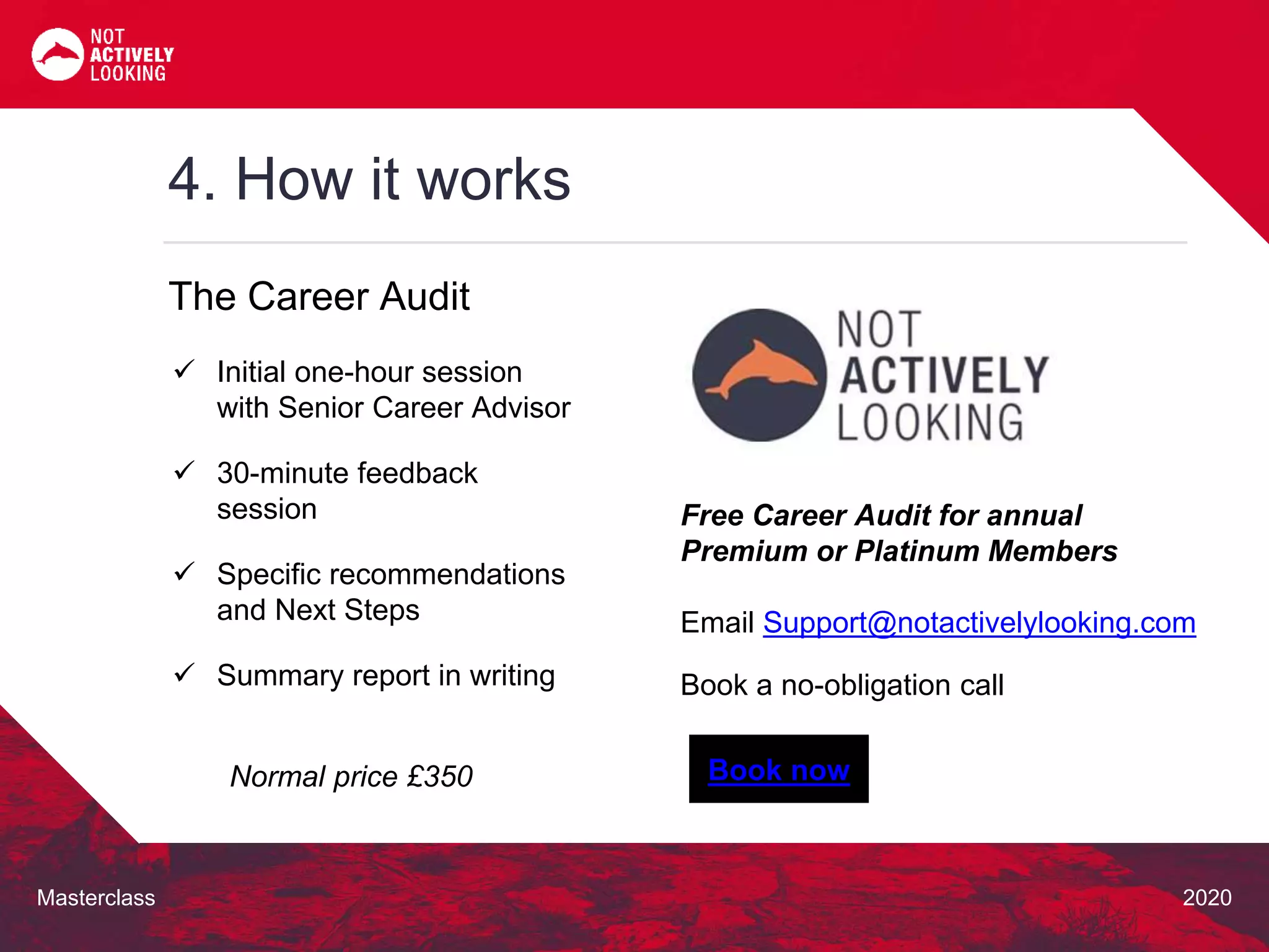 Career audit masterclass | PPTX