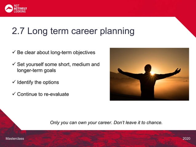 Career audit masterclass | PPT