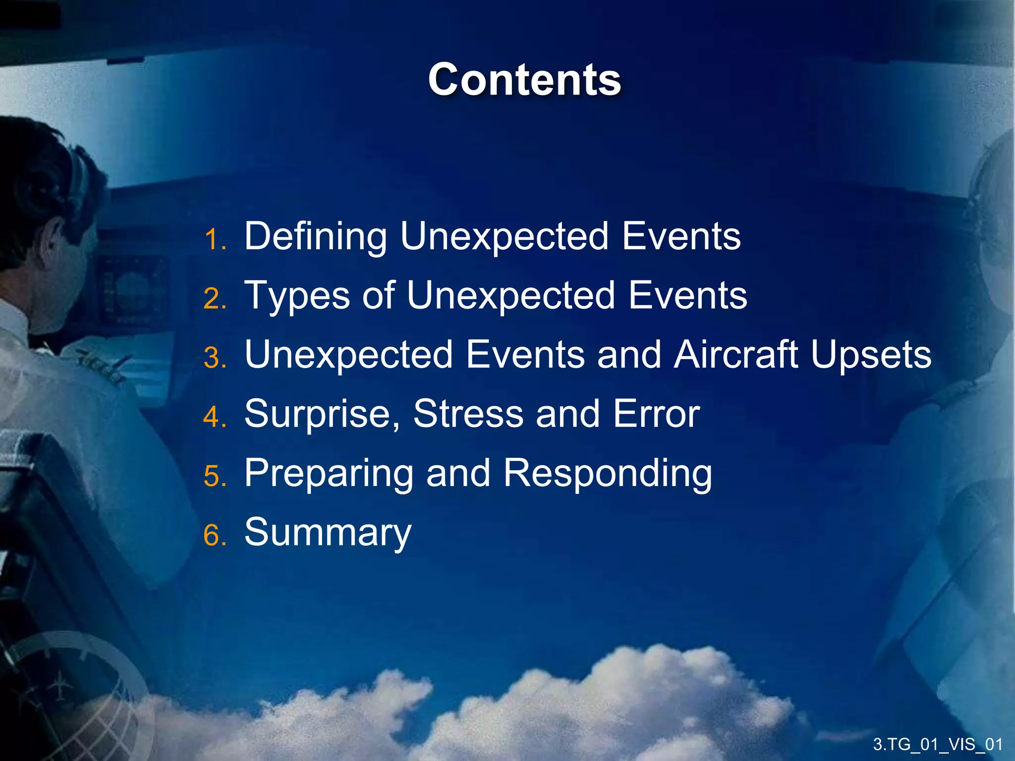 unexpected event training | PPTX