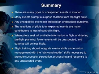 unexpected event training | PPT