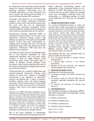 Study of Software Defect Prediction using Forward Pass RNN with Hyperbolic Tangent Function | PDF