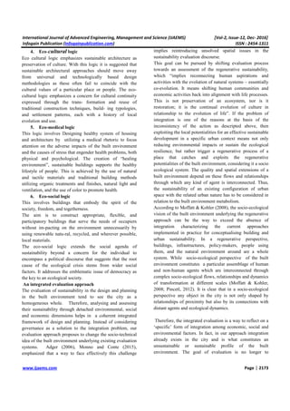 sustainability re thinking a tool for planning and design in nigeria built environment | PDF