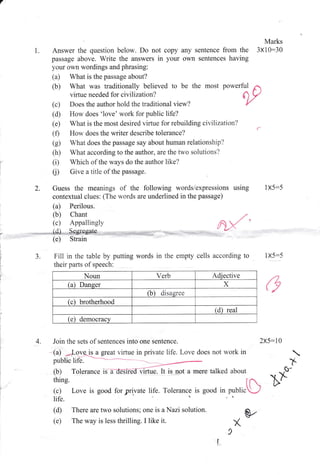36th bcs written questions (all) | PDF