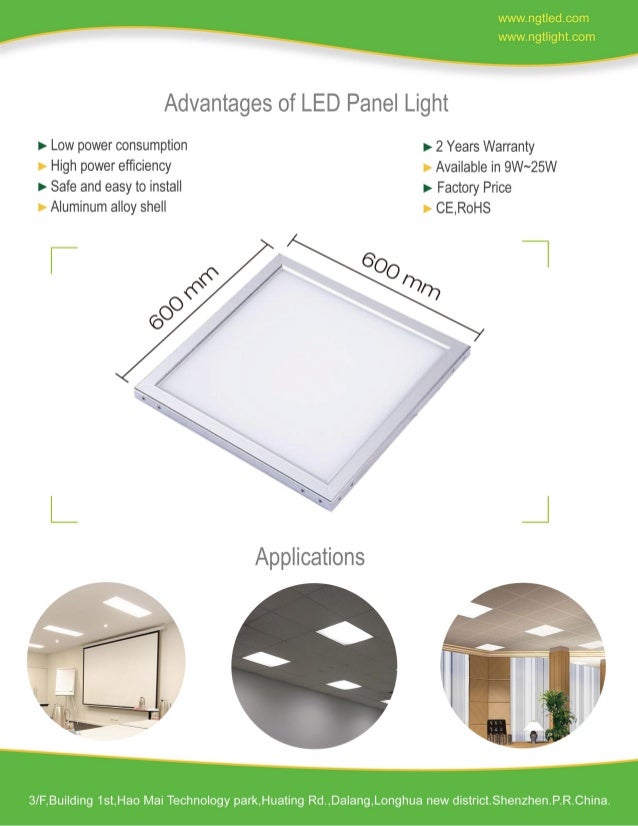 36W LED Panel light