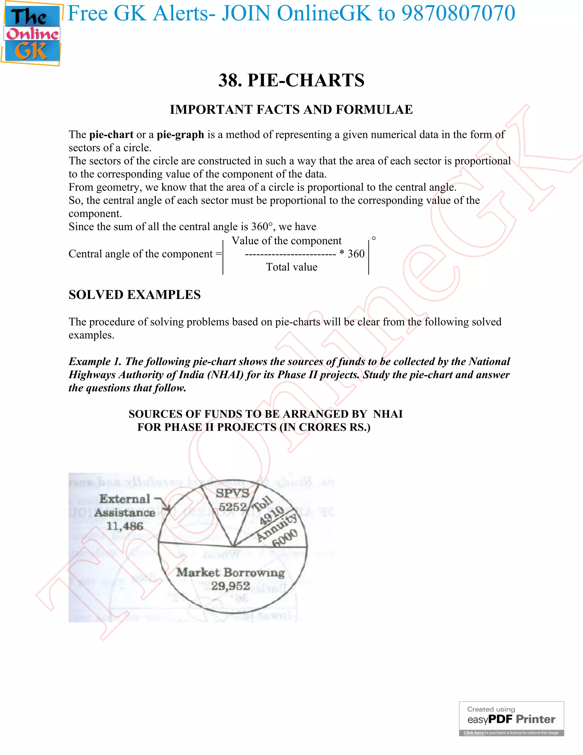 37. pie charts | PDF