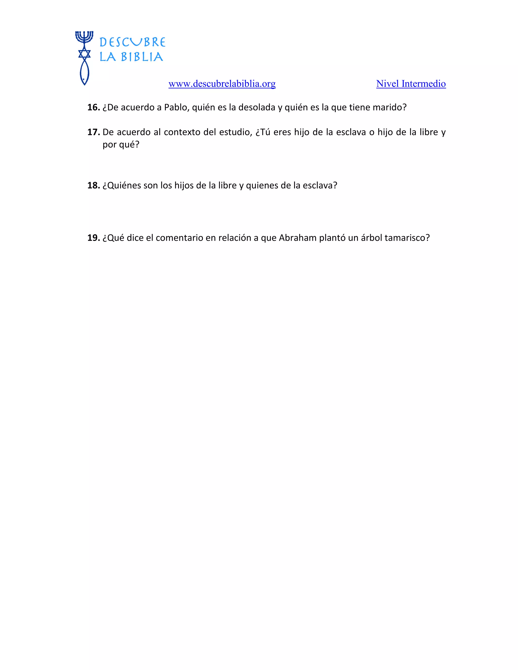 37. cuestionario génesis 21 isaac, el hijo de la promesal | PDF