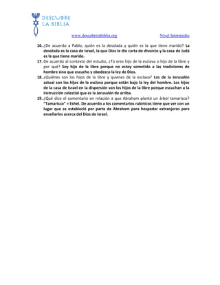 37. cuestionario génesis 21 isaac, el hijo de la promesal | PDF