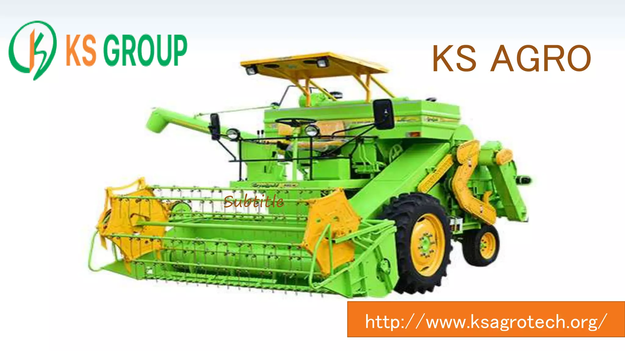 Tractor Driven Combine Harvester | PPTX