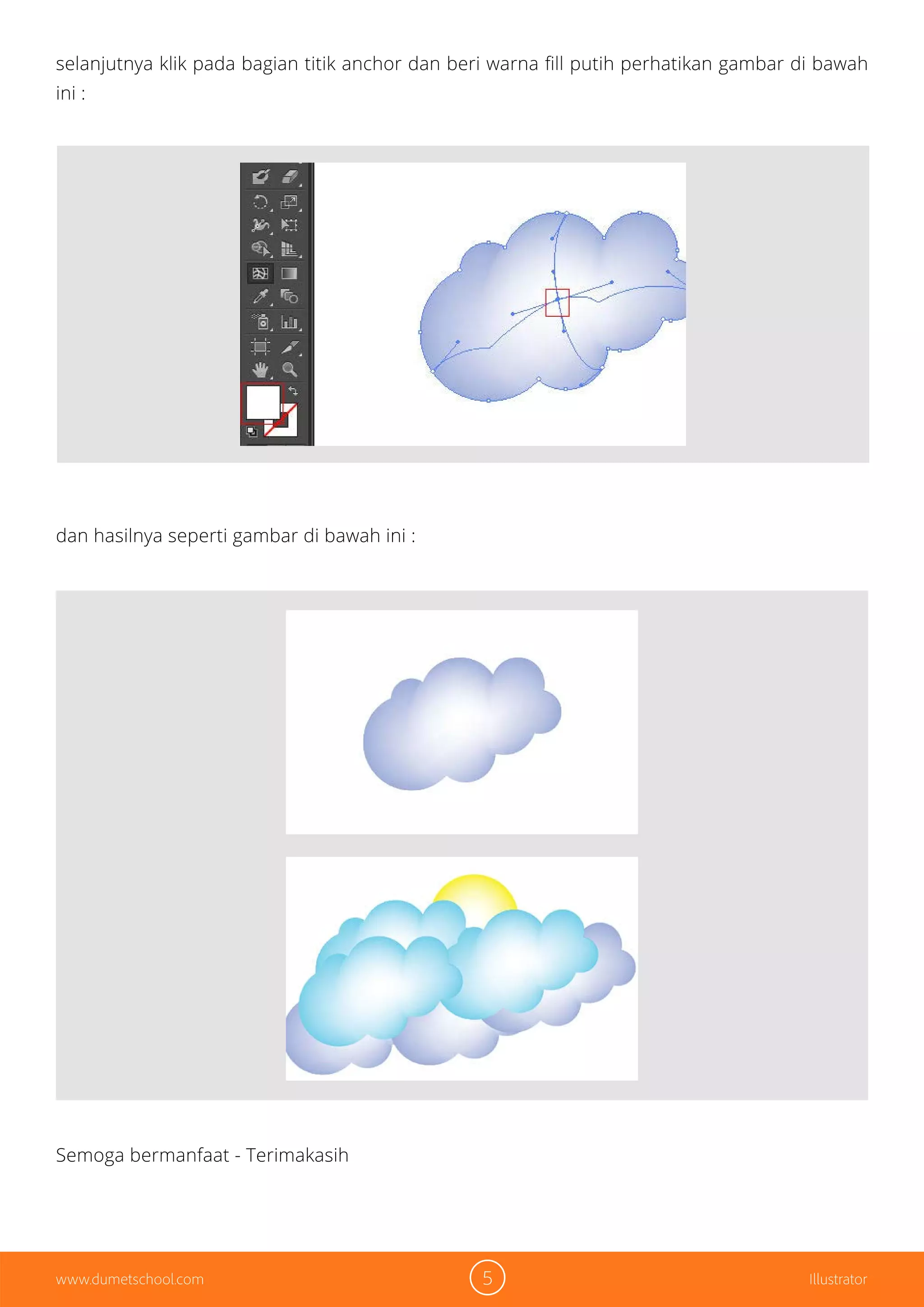 Tips Menggunakan Mesh Tool Sederhana Illustrator | PDF