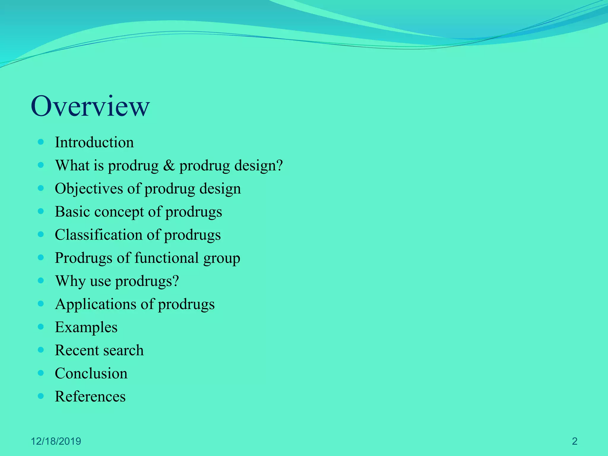 PRODRUG DESIGN [M.PHARM] | PPTX