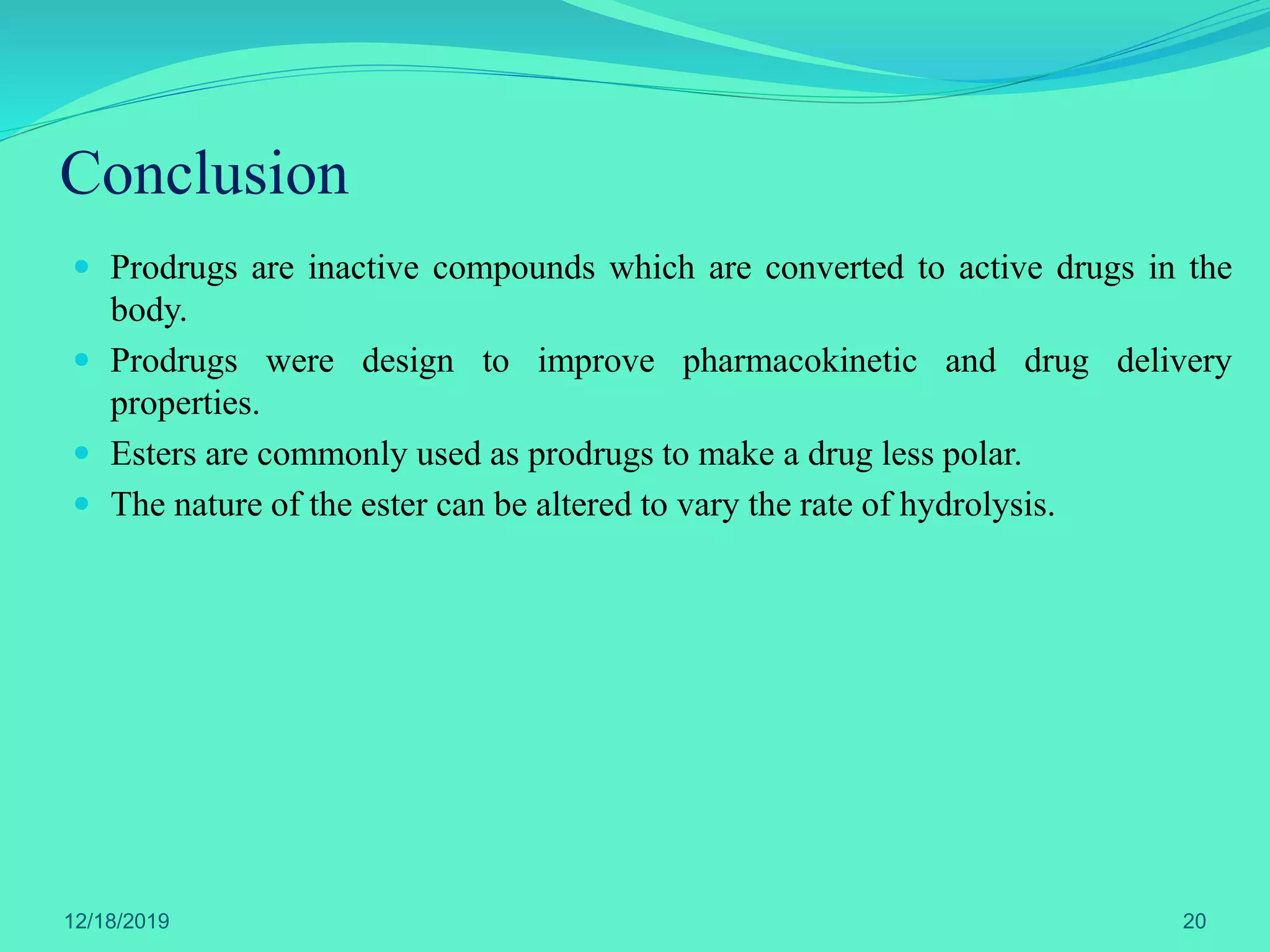 PRODRUG DESIGN [M.PHARM] | PPTX