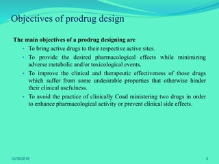 PRODRUG DESIGN [M.PHARM] | PPTX