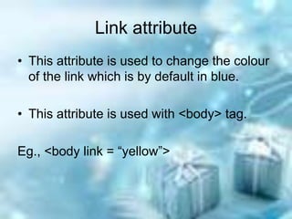 Computer language - html links | PPT