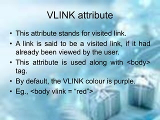 Computer language - html links | PPT