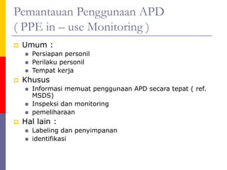 37.PEMERIKSAAN ALAT PELINDUNG DIRI.ppt