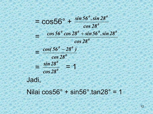 37. trigonometri jumlah dan selisih sudut.ppt