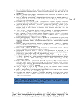 Art-Based Approaches to Health Promotion Policy Development (www.kiu.ac ...