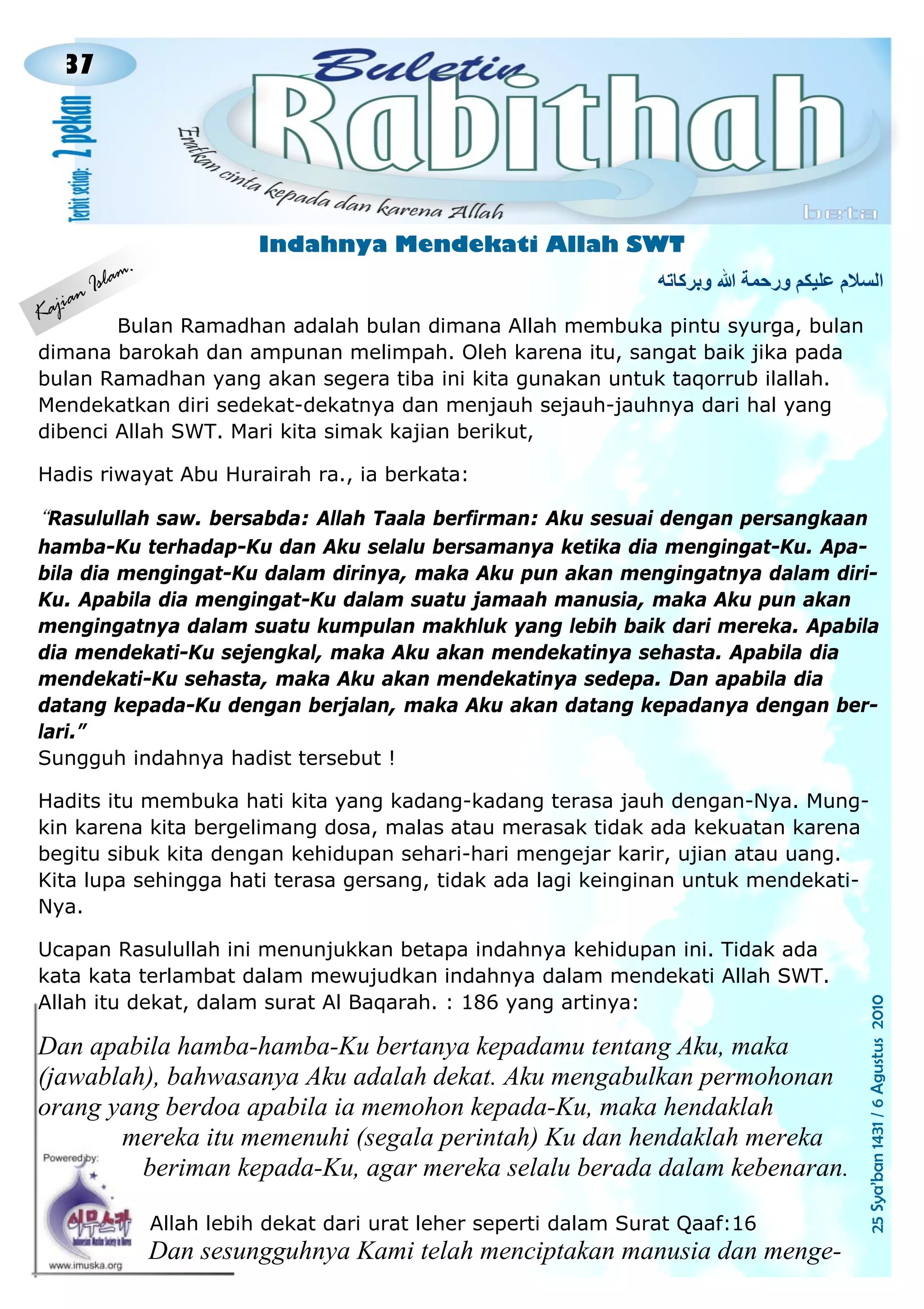 37 buletin rabithah-6-agustus2010_slide | PDF