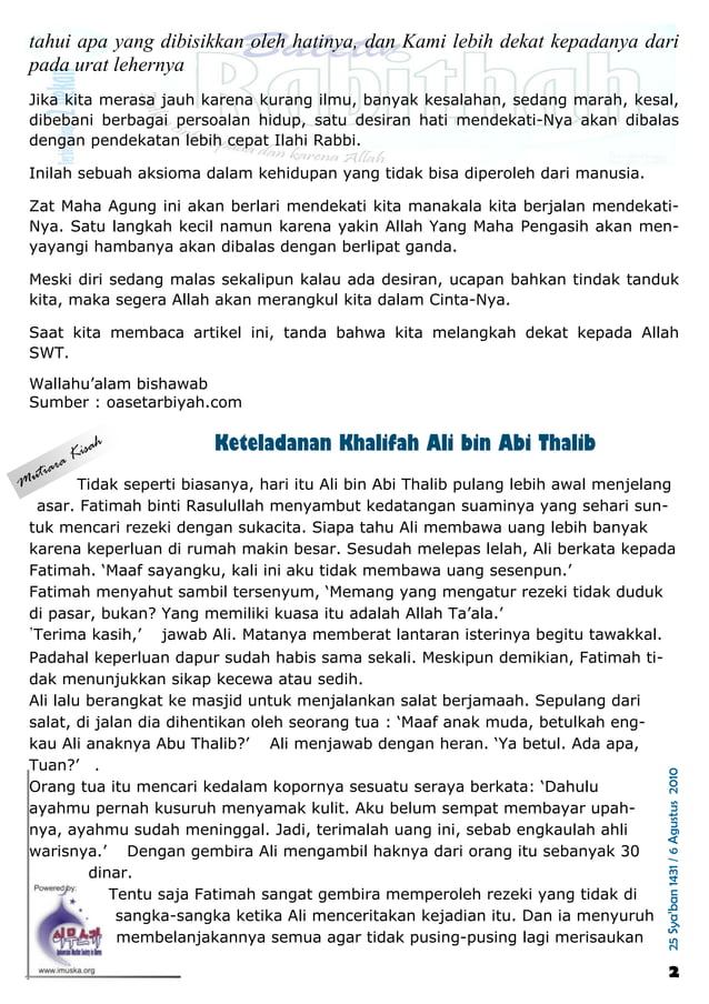 37 buletin rabithah-6-agustus2010_slide | PDF