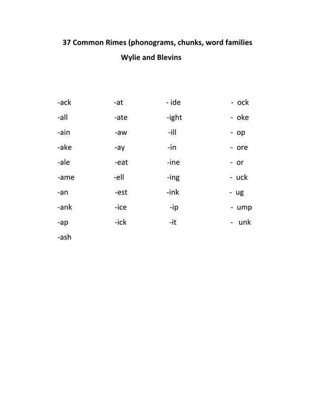 37-Common-Rimes.docx