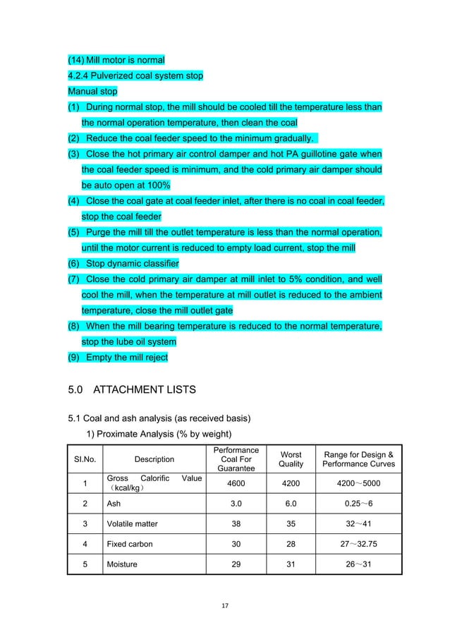 37-FA10871S-J0201-17-Coal mill DESIGN DESCRIPTION.pdf | Civil Engineering Industry | Industries